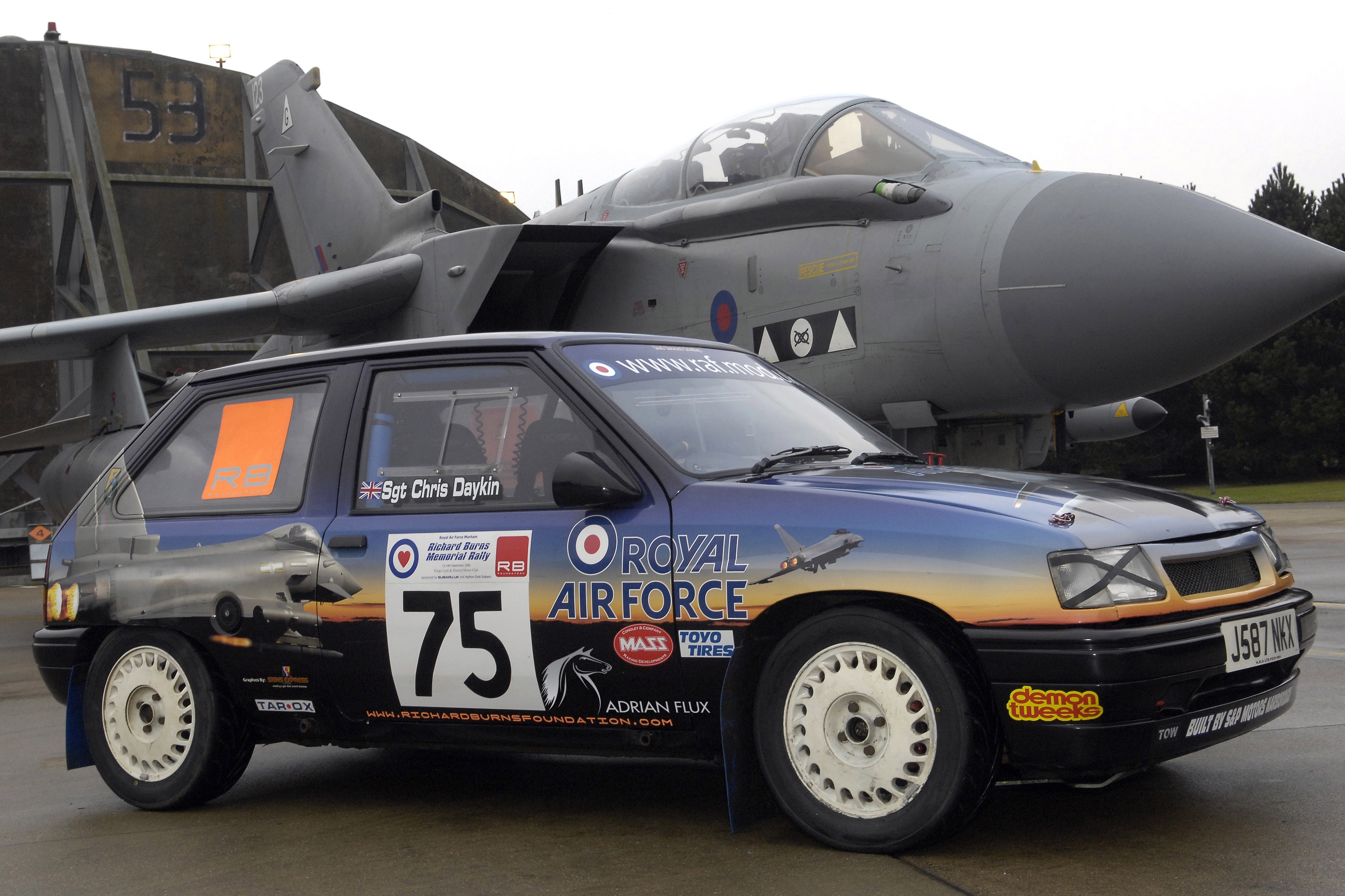 RAF’s Typhoon Rally Team Goes (Super) Nova with Flux. – The Publicity Works